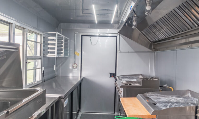 8.5×24 Fully Loaded Food Trailer – Mobile Kitchen Concession Trailer ...