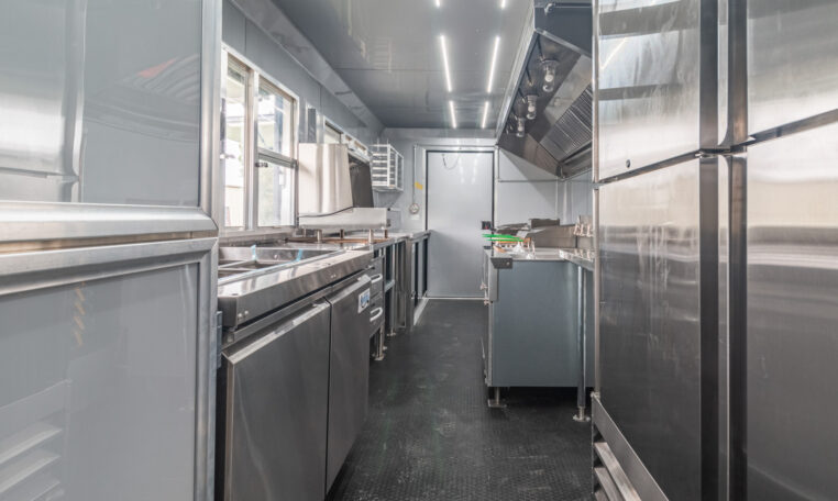 8.5×24 Fully Loaded Food Trailer – Mobile Kitchen Concession Trailer ...